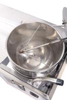China Automatic Gas Heating Spherical Caramel Popcorn Making Machine Electric for sale