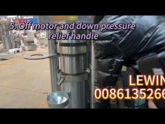 cold press sesame oil by hydraulic oil machine
