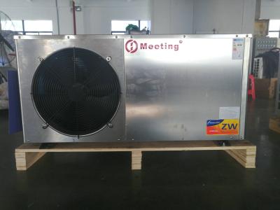 China Vrije Bevindende Intelligente Controlemechanismelucht aan WaterWarmtepomp met Roestvrij staal Shell Te koop
