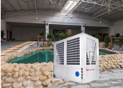 China Meeting High Efficiency Energy Saving 30p High Temperature Bubble Pool Unit Pool Machine Air to Water Heat Pump for sale