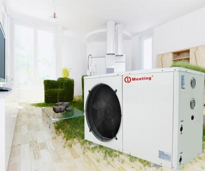 China Freestanding Hydronic Heat Pump Meeting 3P Side Grain Blowing Wheel 380v Evi High Temperature Machine for sale