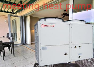 China Trabalho do compressor de Copeland da bomba de calor da fonte de ar da trindade da reunião 42KW com aquecedor de água solar for sale