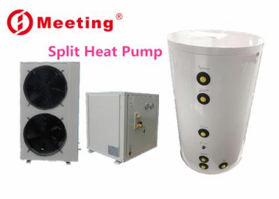 China Advanced technology split air source heat pump with water tank for sale