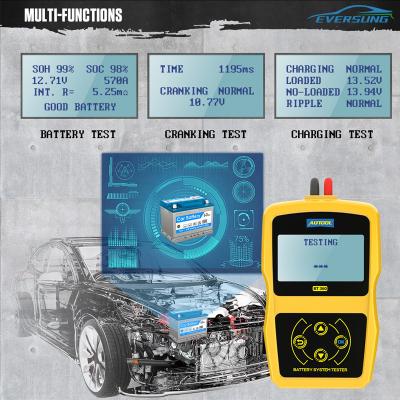 China Analisador automotivo diagnóstico do verificador da bateria do verificador BT360 12V Digitas do carro do CE à venda