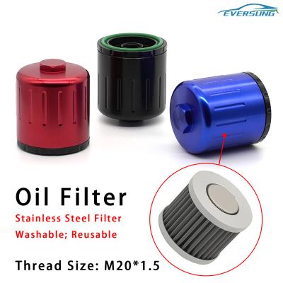 Cina Filtro dell'olio riutilizzabile dell'acciaio inossidabile di Shell 304 del magnete del filo M20x1.5 per HONDA Acur in vendita