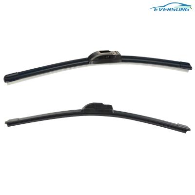 China 2 séries 210 lâminas de limpador do para-brisas do carro apropriadas para braço em forma de u do gancho e do raspador com conector universal à venda
