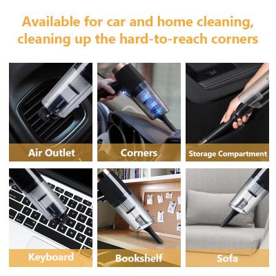 Cina aspirapolvere tenuto in mano senza fili ricaricabile dell'automobile 120W Mini Cyclone Strong Suction in vendita