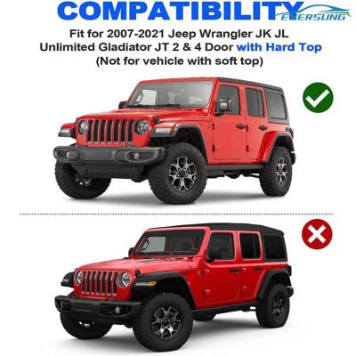 Cina i pezzi di ricambio dell'automobile della capacità 40kg Jeep Wrangler Roof Rack Cross esclude lo scaffale della ferrovia del carico in vendita