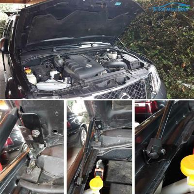 China 140mm de Verkenner van Front Hood Lift Support For NISSAN Frontier Navara D40 van de Slagauto Te koop