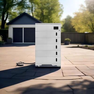China LiFePO4 Battery Solar Power System Stacking 5KW 25.60KWH For Off Grid / Backup for sale