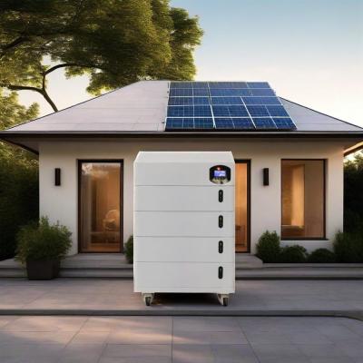中国 スタッキング LiFePO4 太陽光発電システム 5KW 40.96KWH 5KW MPPT 充電器 販売のため