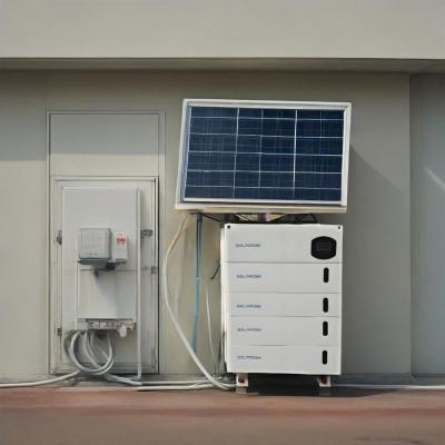 中国 スタッキング LiFePO4 太陽光発電システム 5KW 40.96KWH 5KW MPPT 充電器 販売のため