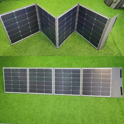China 4 Fold High Polymer Solar PV Panel 200W Foldable for Outdoor Off Grid Power for sale