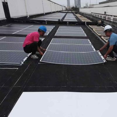 China Ultra Light Flexible Mono Solar PV Panel 100W With MC4 21.5% Efficiency for Distributors and OEM Orders for sale