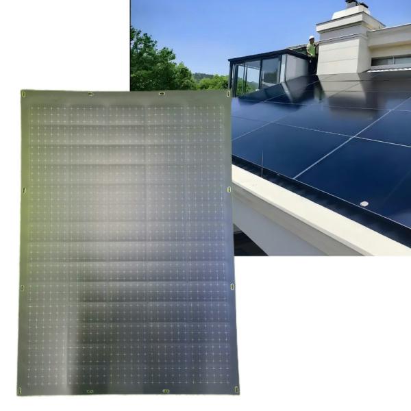 Quality 380W Mono Flexible Solar Panel Lightweight Curve Friendly for sale