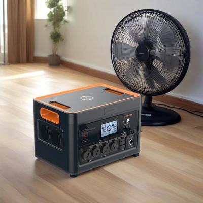 Cina Generatore di energia portatile di 2400W con batteria LiFePO4 di 2000Wh in vendita