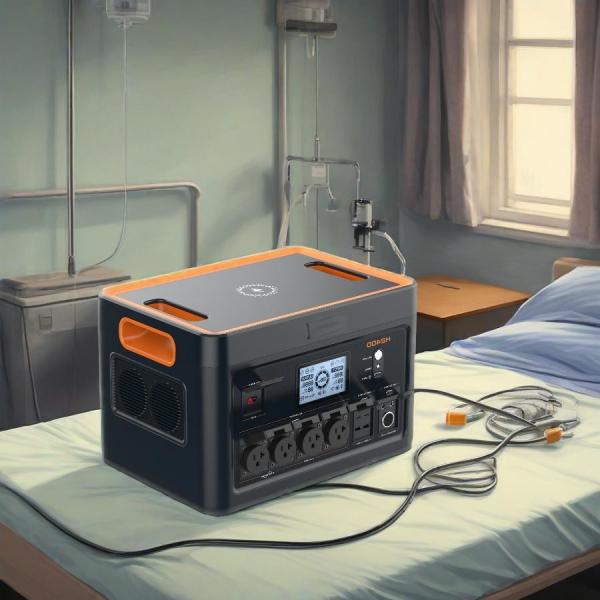 Quality 2000Wh LiFePO4 Portable Solar Power Generator 2400W For Camping RV Backup Power for sale