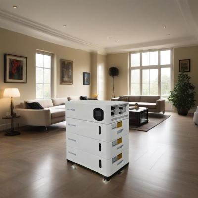 Cina Sistema di accumulo di energia a batteria LiFePO4 da 43 kWh, impilabile, 10KW con inverter ibrido fotovoltaico in vendita