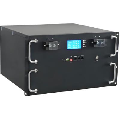 China 10.24kWh Rack Mount Lithium Battery 51.2V 200Ah LFP Module For Energy Storage Cabinets for sale