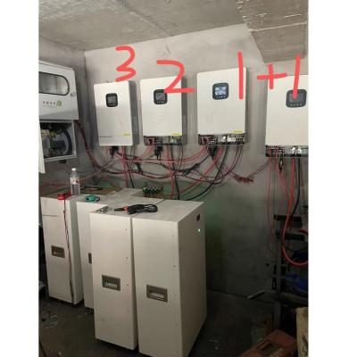 China Parallel Single Phase Hybrid Inverter 5600W For Off Grid And Grid Tie Solar Systems for sale