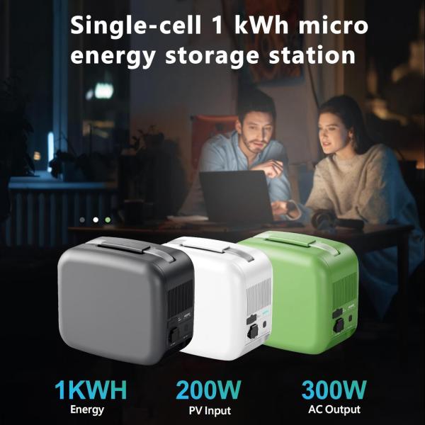 Quality 300W Portable Solar Generator Power Station 1000Wh LiFePO4 Battery for Outdoor for sale