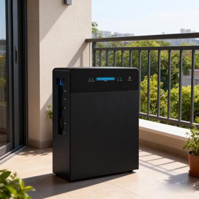 Китай Высокоэффективная фотоэлектрическая система 5,12 кВтч LiFePO4 для солнечных батарей, выходная мощность 2400 Вт для коммерческих энергетических проектов продается