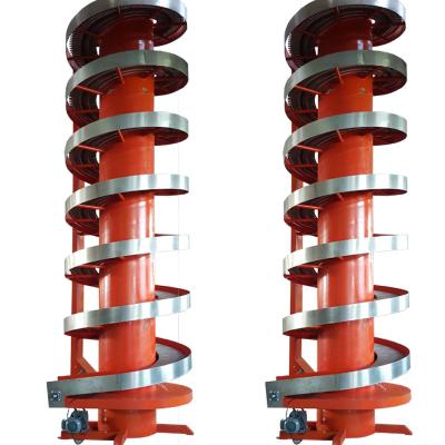 China vertical lifting powered roller spiral conveyor with stainless steel for sale