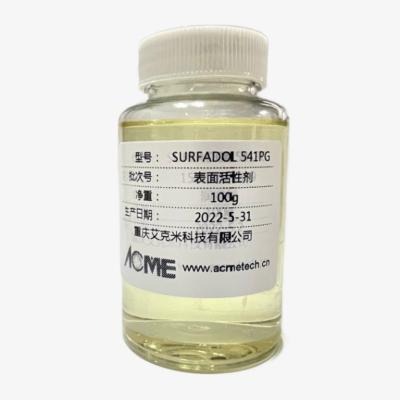 中国 SURFADOL® 541PG Surfactant Non Silicone Defoamer Light Yellow Liquid 販売のため
