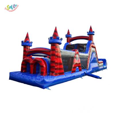 China Commercial Grade Inflatable Obstacle Course Castle Combo Kids Outdoor Bouncy House Party Rental Inflatable Slide(YKO044) for sale