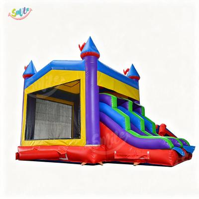China Commercial Grade Inflatable Bouncer Slide Combo Pixel World Theme Party Rental Kids Jumping Castle Playground（YKC221) for sale