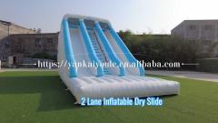 2 Lane Inflatable Dry Slide
