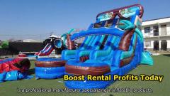 Commercial Tropical Water Slide for Rental Business