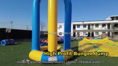 Commercial Inflatable Bungee Trampoline for Rental Business