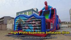 Superhero Inflatable Slide
