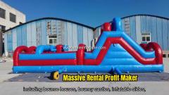 Commercial Inflatable Obstacle Course Bouncy Slide Combo