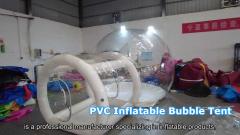 PVC Inflatable Bubble Tent Clear Transparent Dome Tent Outdoor Camping Stargazing Ball Tent
