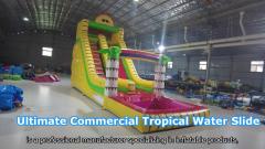 Commercial Tropical Inflatable Water Slide for Events