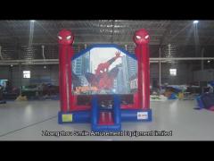 Red and Blue Bouncy Castle for Kids Party Rentals