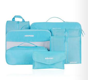China Traveling Packing Cubes Clothes Underwear Organizer Storage Bag in Bag 7pcs/set for sale