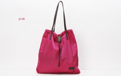 China Shoulder Tote bag carrrying shopping bag Handbag Foldable drawstring bag for sale