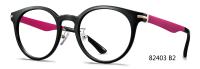 China Plastic Flexible Glasses Frames Men Women Myopia Round Eye Frames for sale