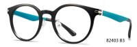 China Plastic Flexible Glasses Frames Men Women Myopia Round Eye Frames for sale