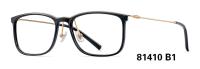 China Square Optical Plastic Eyeglass Frames Metal Temple For Men for sale
