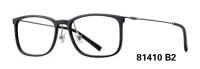 China Square Optical Plastic Eyeglass Frames Metal Temple For Men for sale