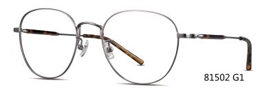 Cina Ponte rotondo del monocolo 19MM dei telai dell'ottica degli uomini del metallo in vendita