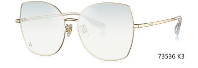 Cina Donne Cat Eye Sunglasses #73536 K1/K2/K3 della lega del metallo di Fullrim delle lenti dello specchio di protezione di PA UV400 di qualità di PARIM in vendita