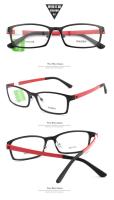 China Heat Resistant Super Light Eyeglass Frames , Lightweight Optical Frames 16MM Bridge for sale