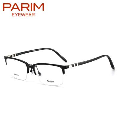 China Light Half Frame Eyeglasses Optical Frames With Black / Blue / Brown Frame for sale