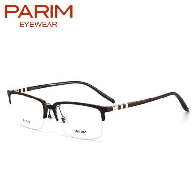 China Light Half Frame Eyeglasses Optical Frames With Black / Blue / Brown Frame for sale