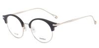China Fashionable Half Round Eye Frames , Plastic Ultralight Glasses Frames for sale
